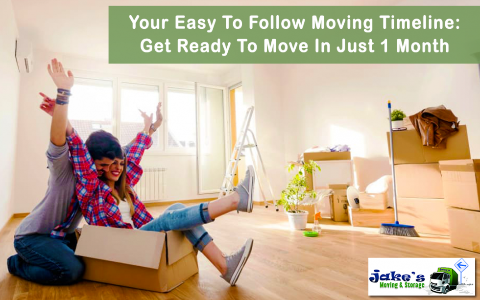 Your Easy To Follow Moving Timeline: How To Move In Just 1 Month